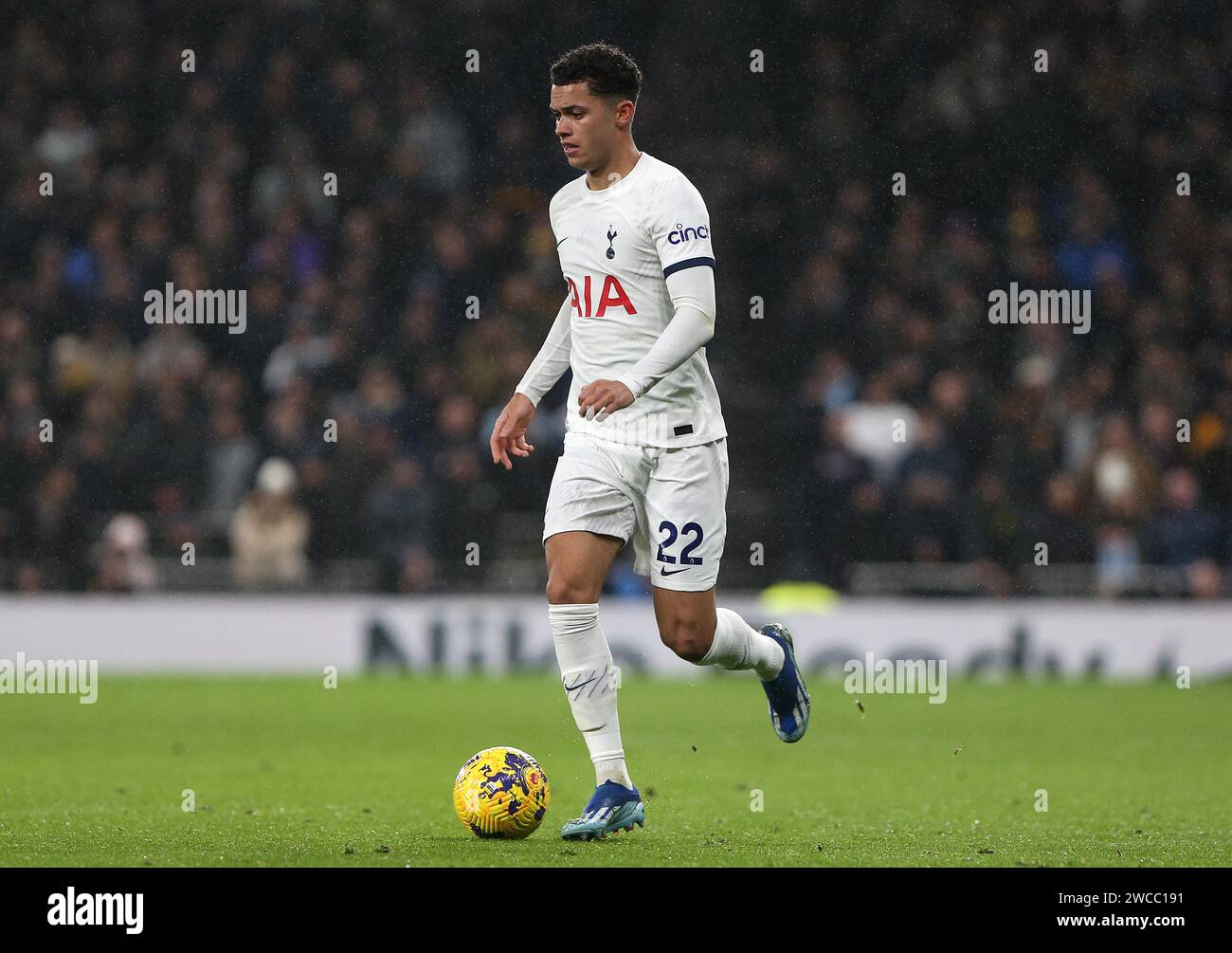 Brennan Johnson of Tottenham Hotspur. - Tottenham Hotspur v West Ham ...