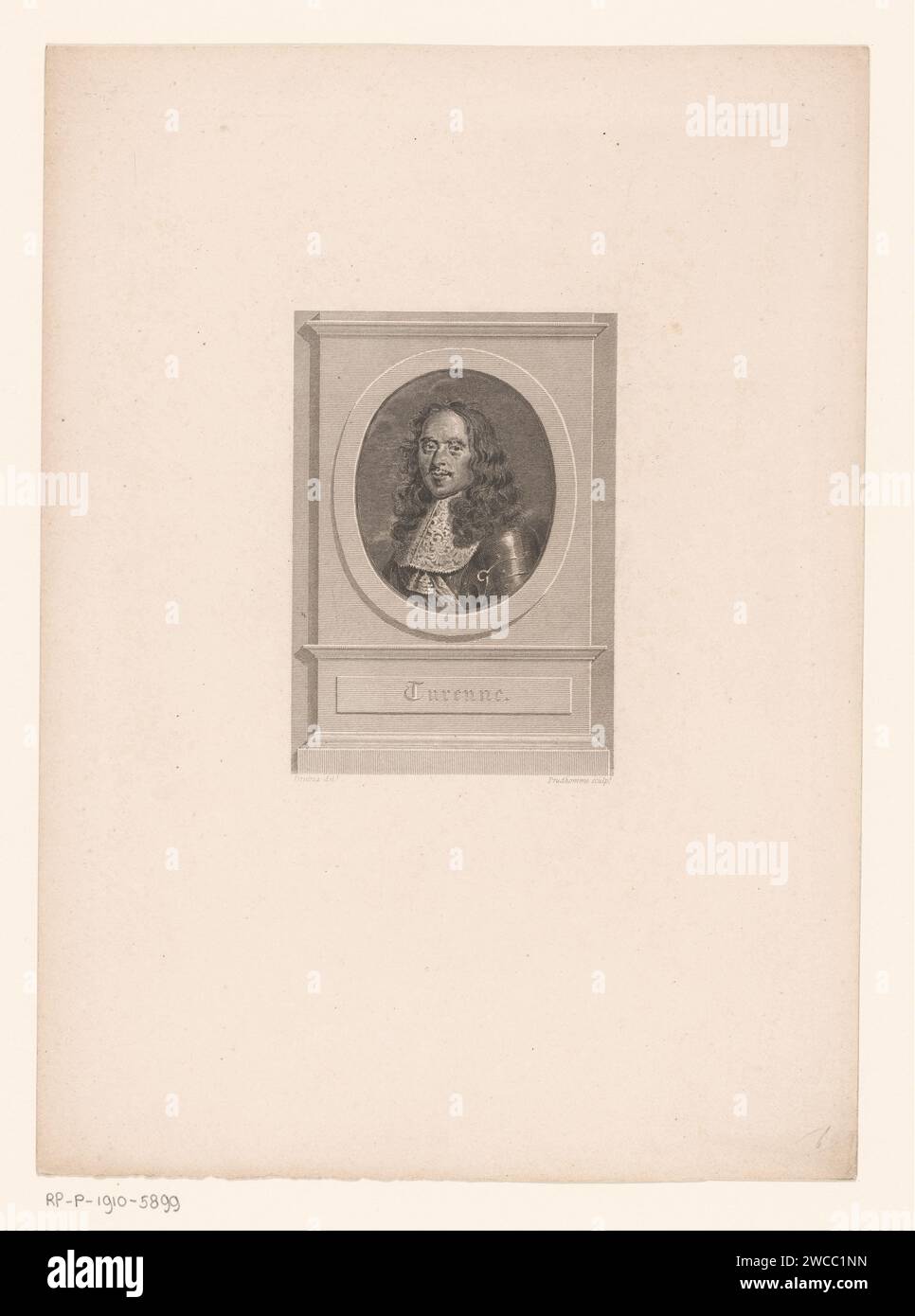 Portret van Henri de la Tour d'Auvergne, Hippolyte Prud'homme, After ...