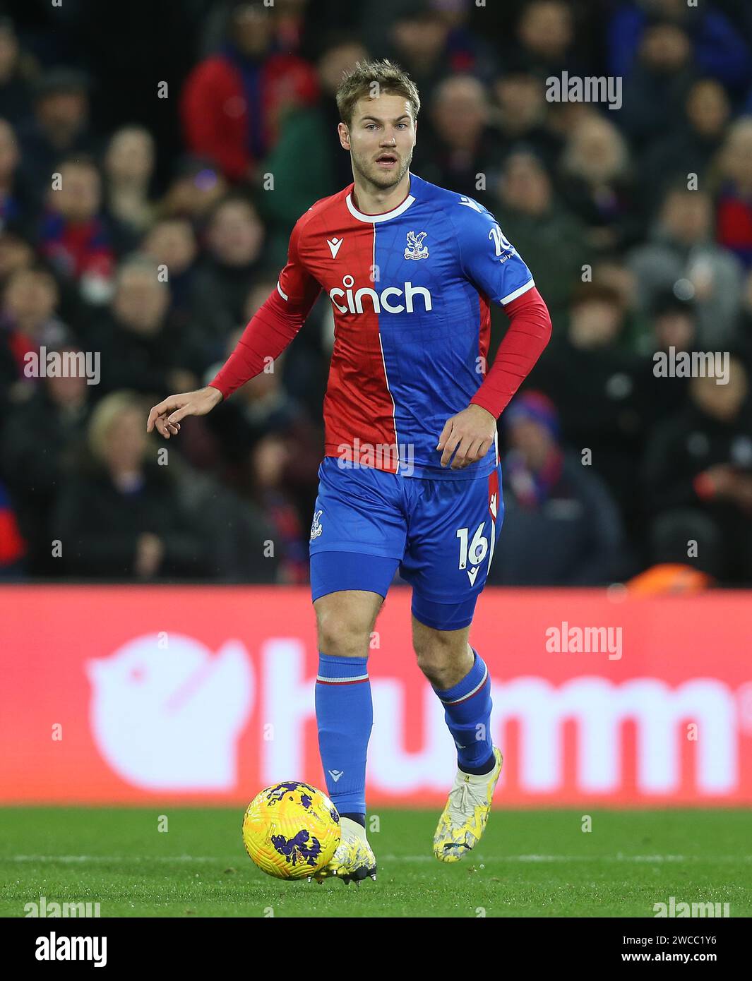 Joachim Andersen of Crystal Palace. - Crystal Palace v Brighton & Hove ...