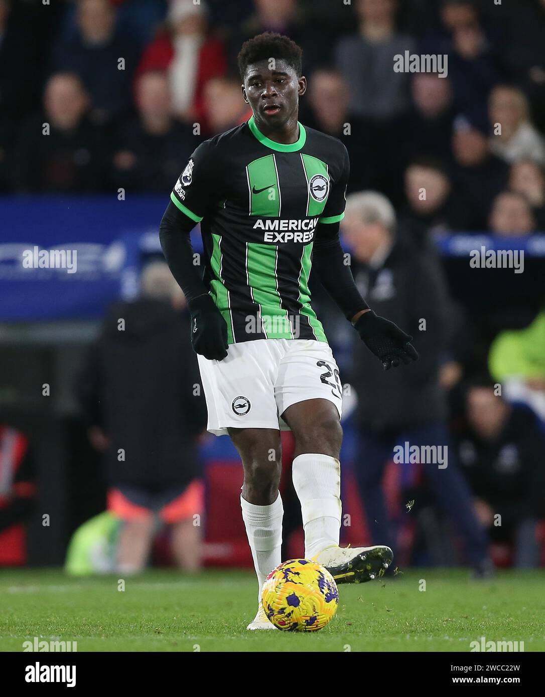 Carlos Baleba of Brighton & Hove Albion. - Crystal Palace v Brighton ...