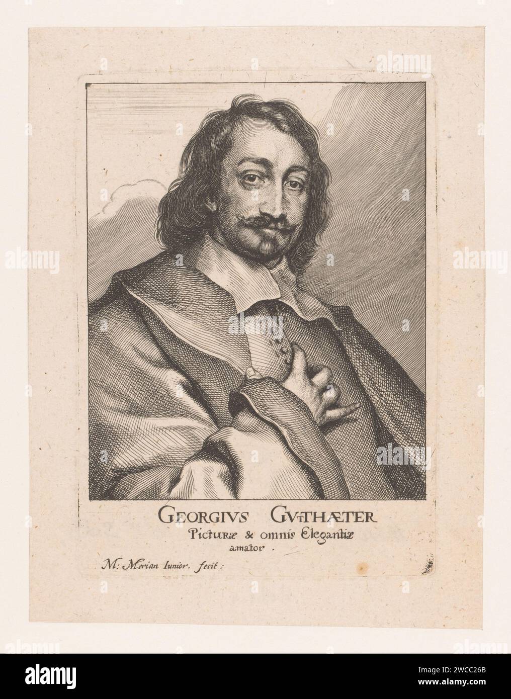 PortraT van Georg Thomas Gutthädzer, Matthäus Merian (II), 1664 - 1687 ...