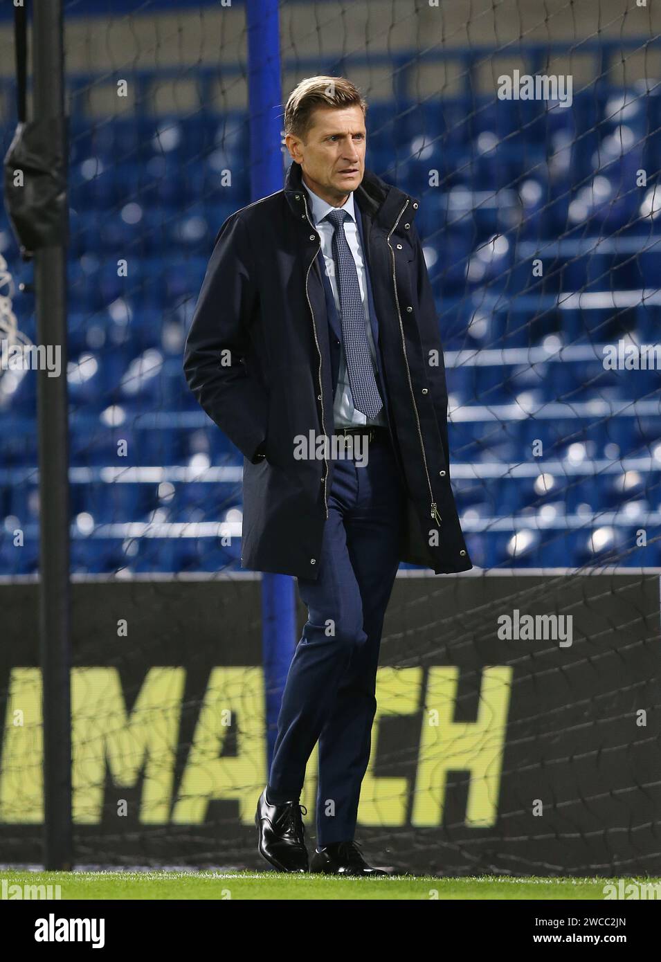 Crystal Palace Co Owner & Chairman, Steve Parish looks dejected after ...