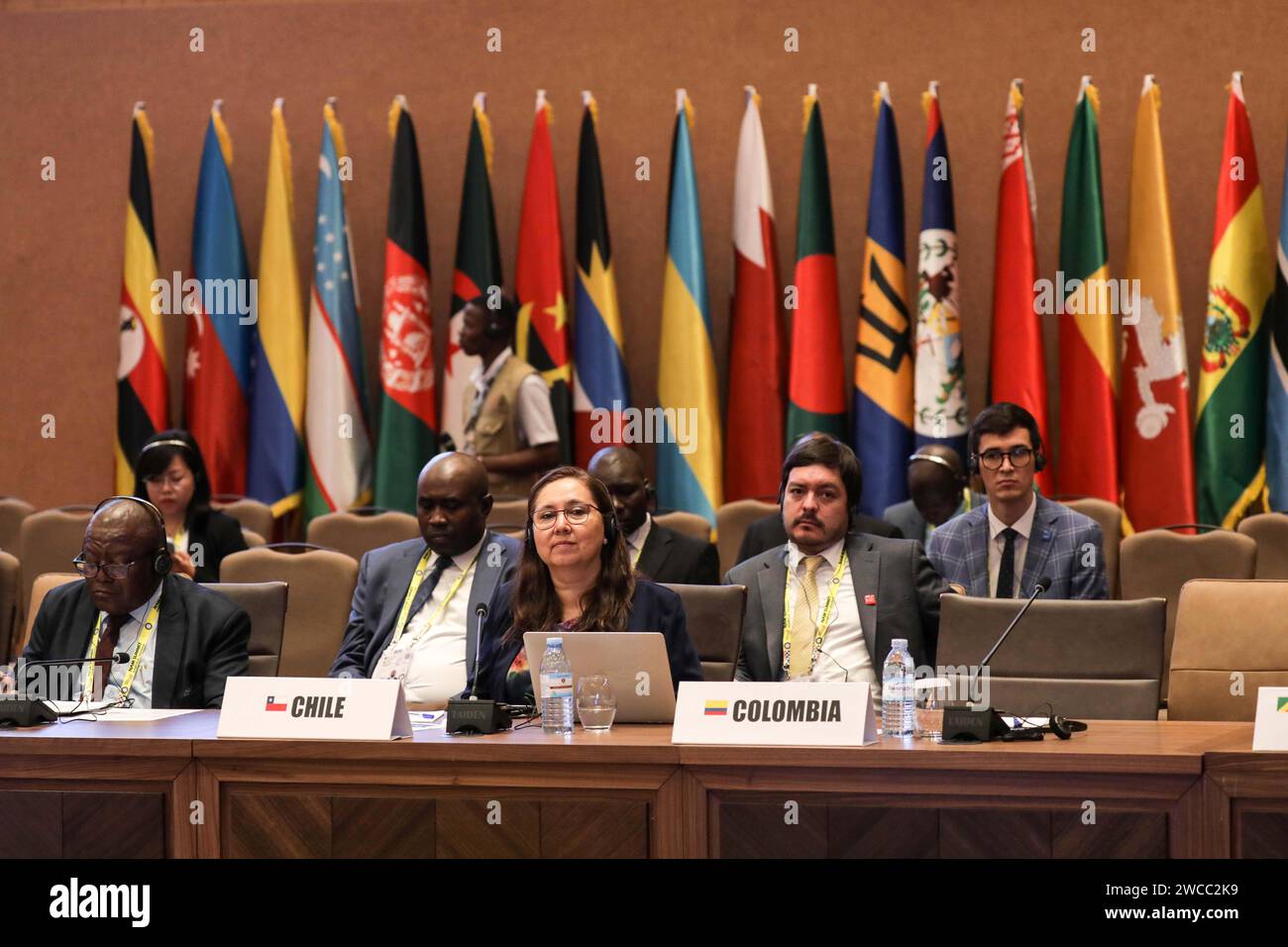 Kampala, Uganda. 15th Jan, 2024. Senior officials from members of the ...