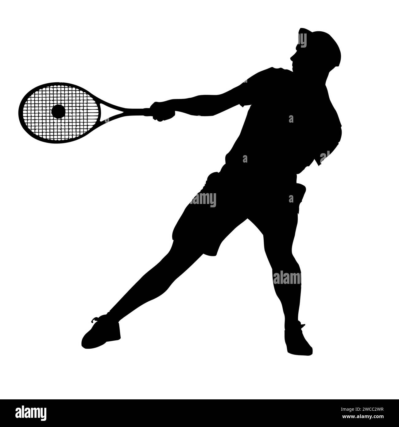 Forehand smash Black and White Stock Photos & Images - Alamy