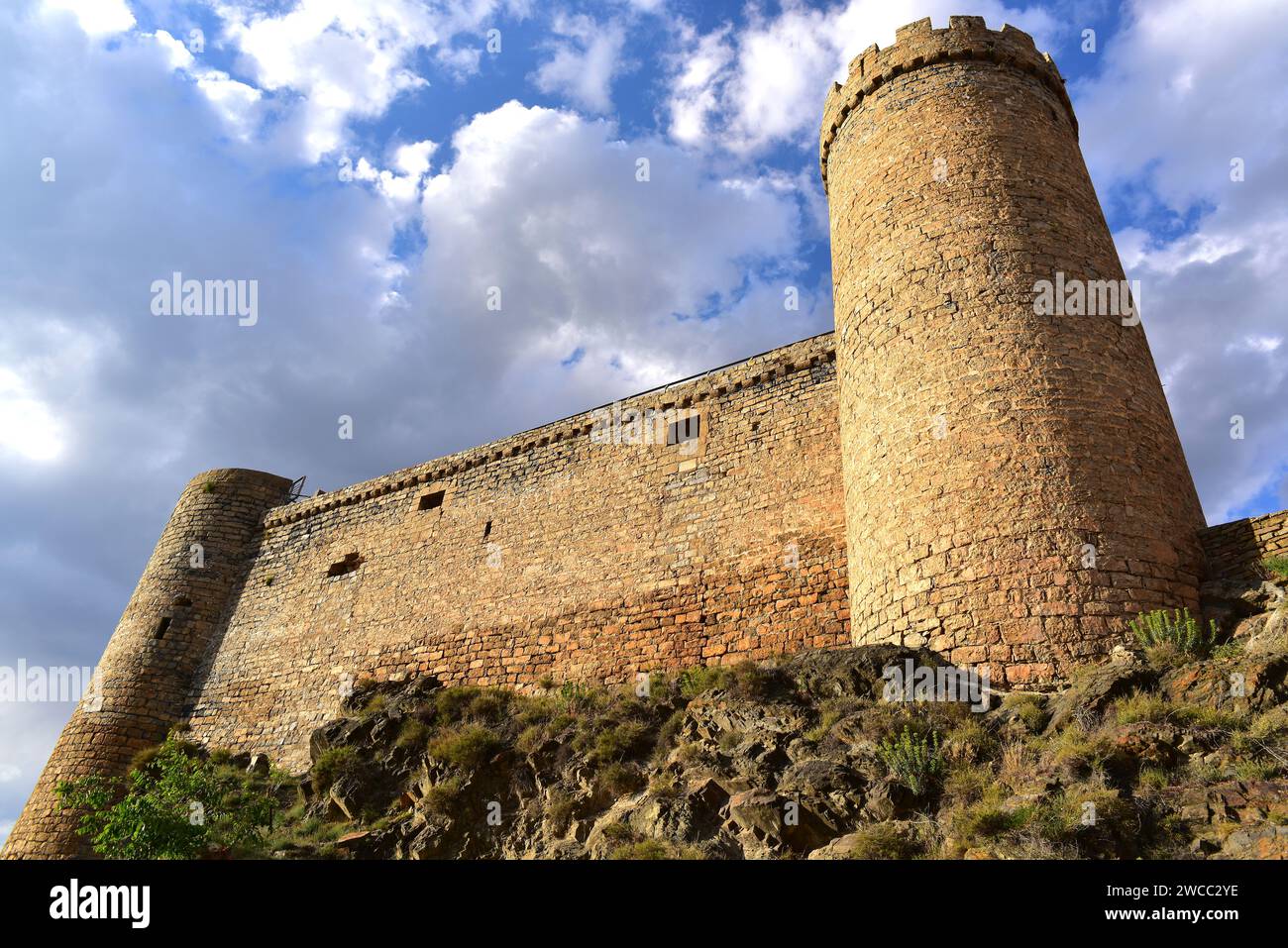Cornago, Castle (13th century). La Rioja, Spain Stock Photo - Alamy