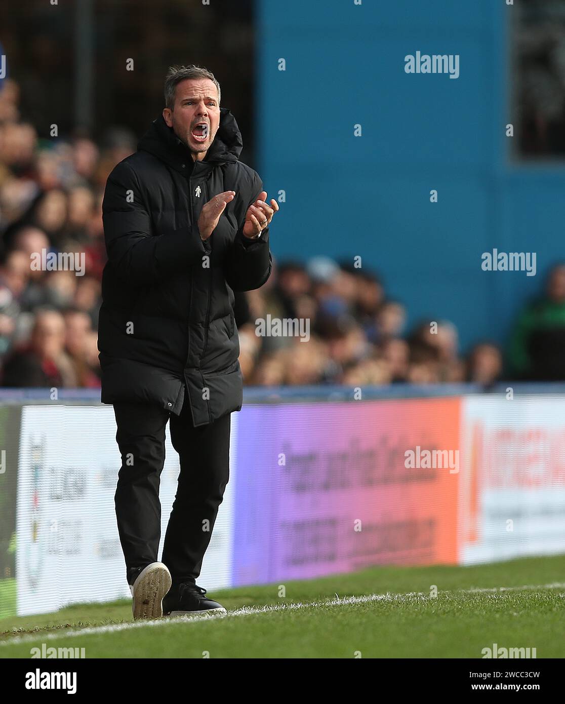 Stephen Clemence Manager of Gillingham. - Gillingham v Crawley Town ...