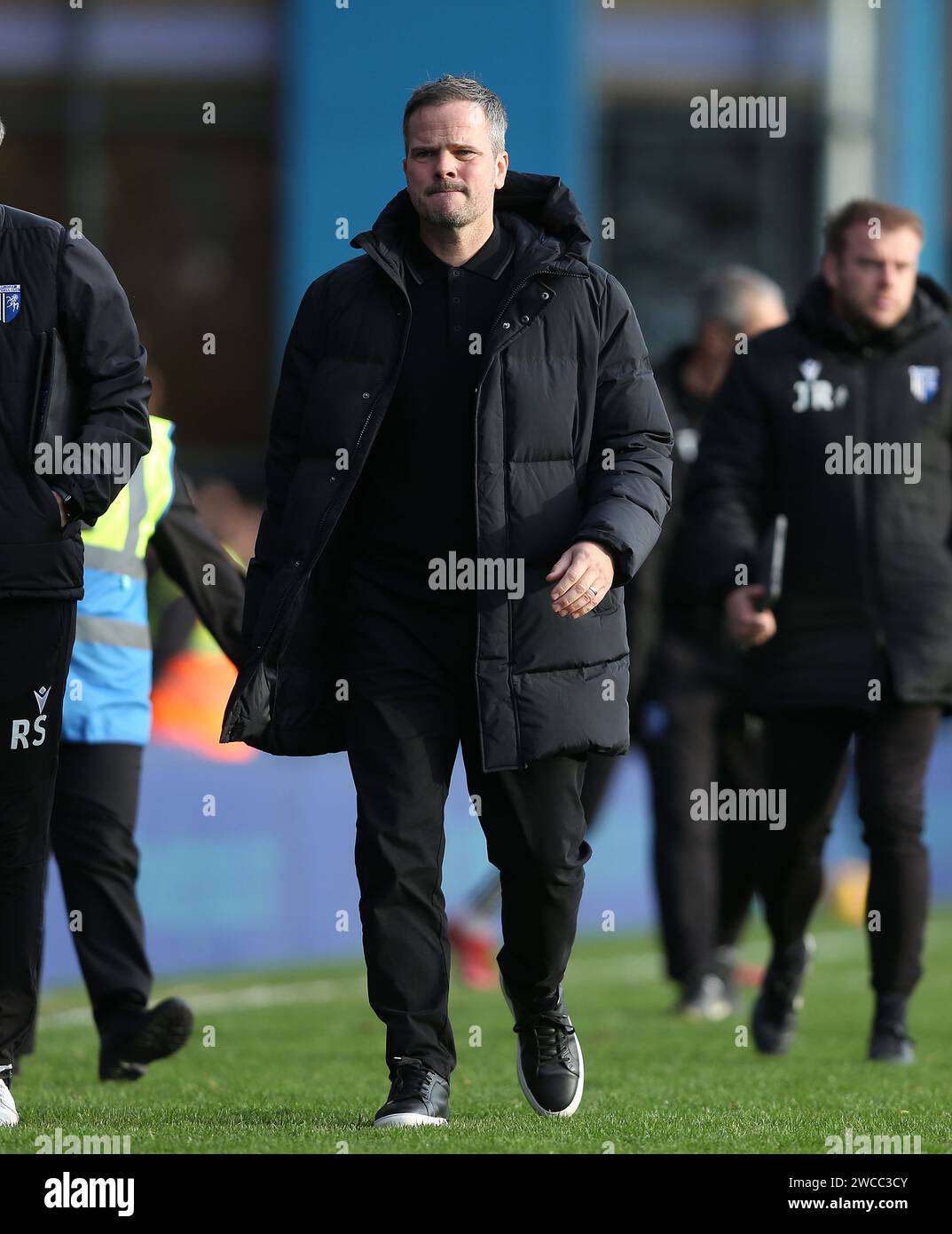 Stephen Clemence Manager of Gillingham. - Gillingham v Crawley Town ...
