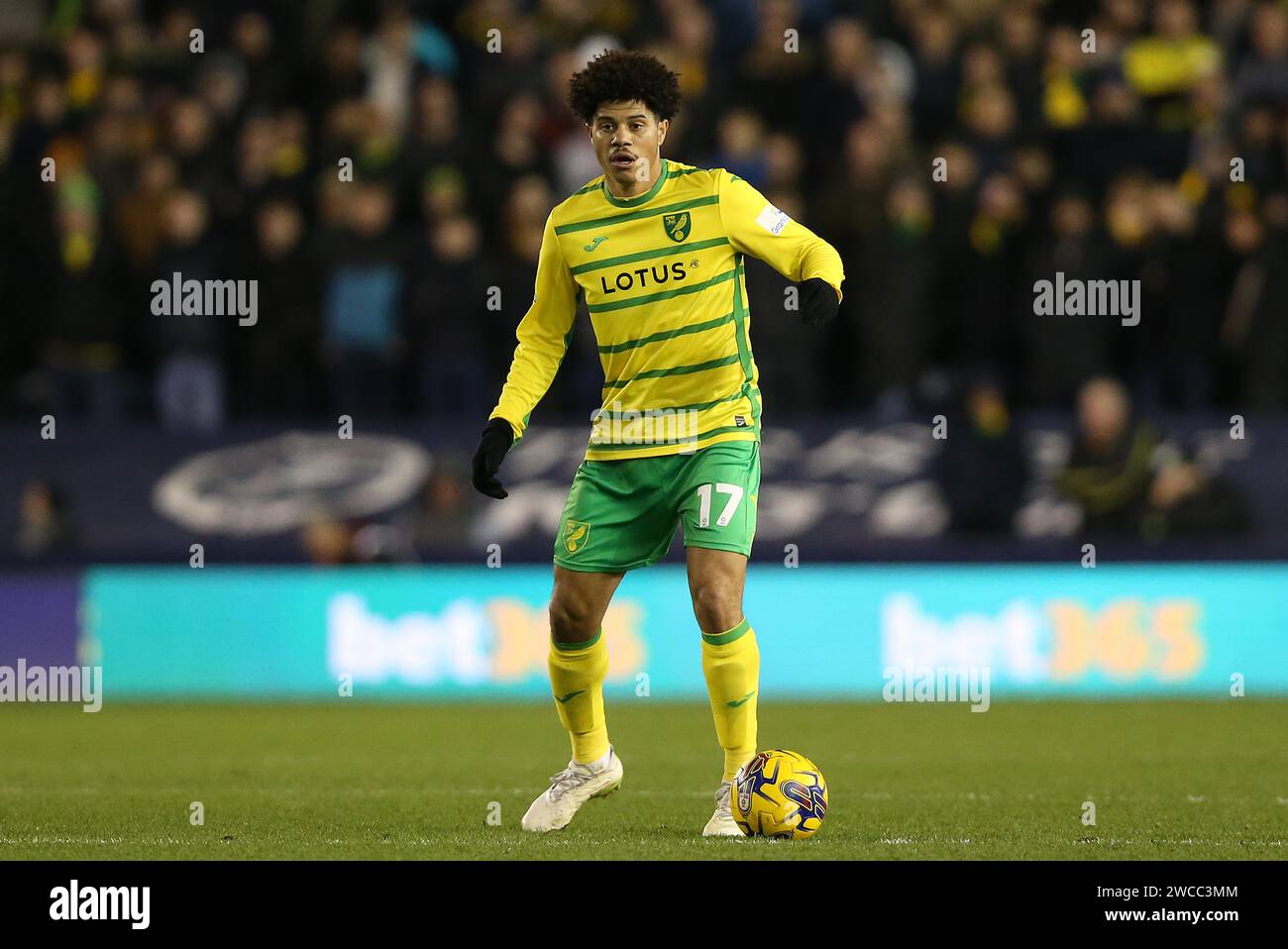 Gabriel Sara of Norwich City. - Millwall v Norwich City, Sky Bet ...
