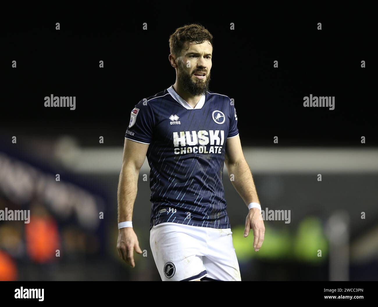 Tom Bradshaw of Millwall. - Millwall v Norwich City, Sky Bet ...