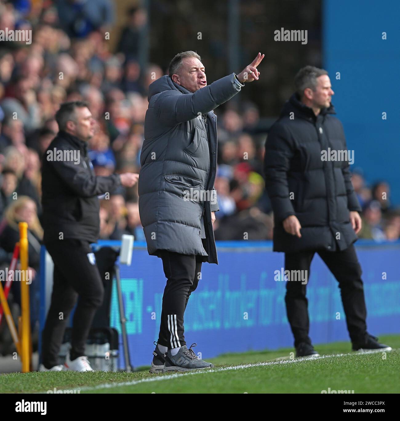 Scott Lindsey Manager of Crawley Town. - Gillingham v Crawley Town, Sky ...