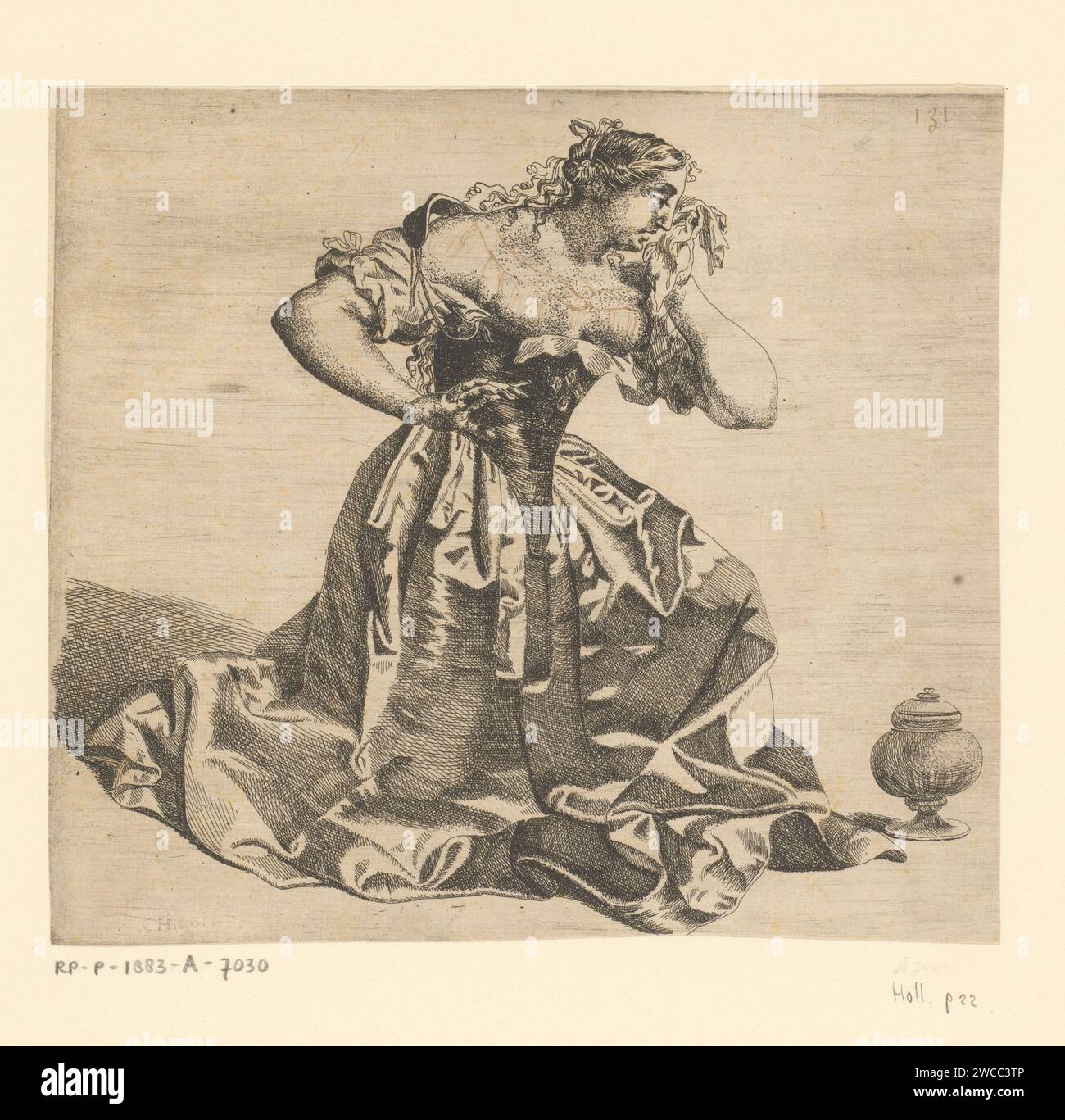 H. Maria Magdalena, Monogrammist CHRO, 1632 print Saint Mary Magdalena ...