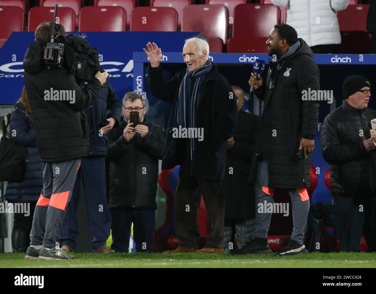Peter Burridge Ex Crystal Palace Player on his 90th Birthday returns to ...