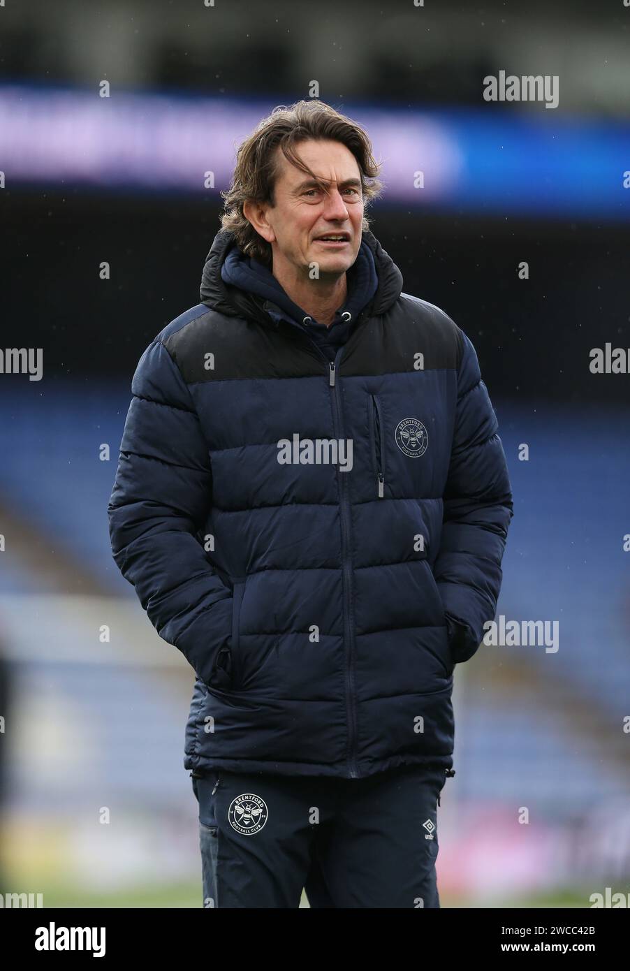 Thomas Frank Manager of Brentford. - Crystal Palace v Brentford ...
