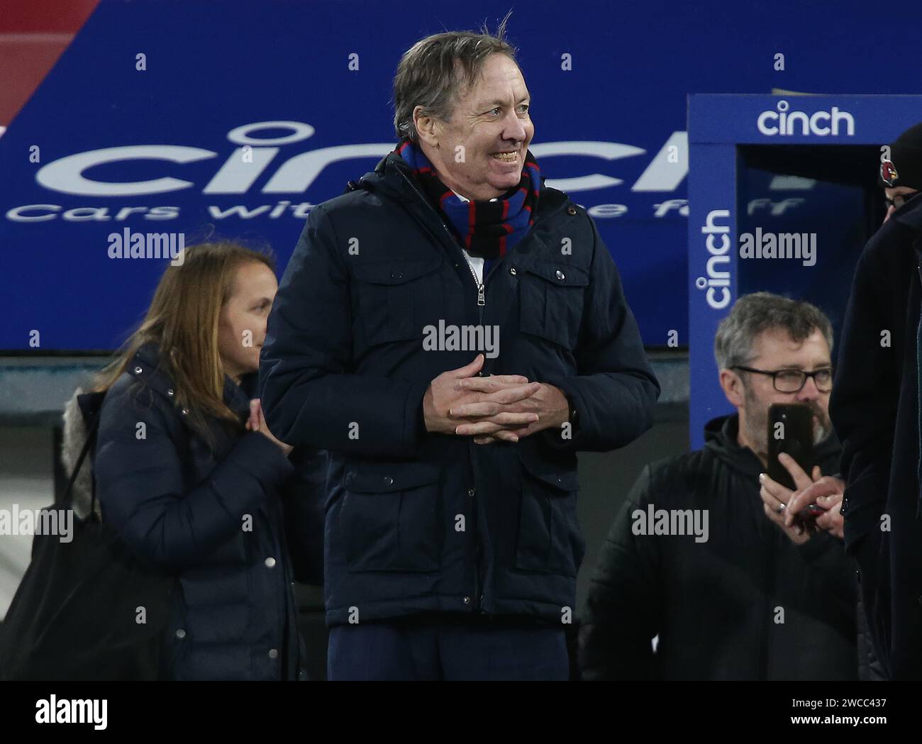 Kenny Sansom Ex Crystal Palace Player looks happy & healthy as he ...