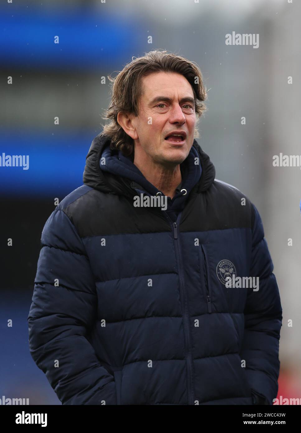 Thomas Frank Manager of Brentford. - Crystal Palace v Brentford ...