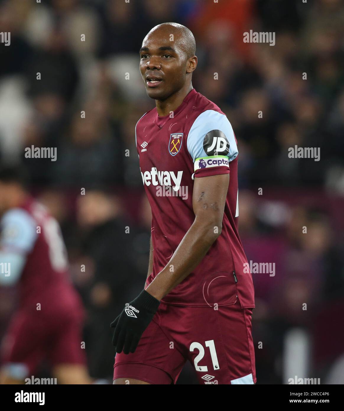 Angelo Ogbonna of West Ham United. - West Ham United v Brighton & Hove ...