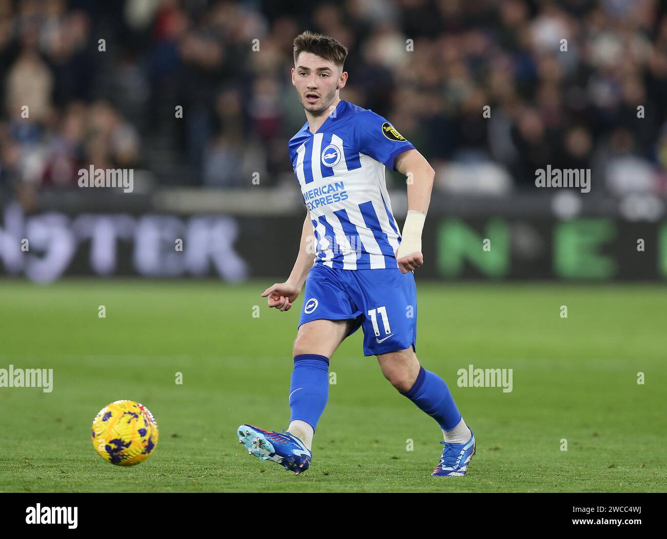 Billy Gilmour of Brighton & Hove Albion. - West Ham United v Brighton ...