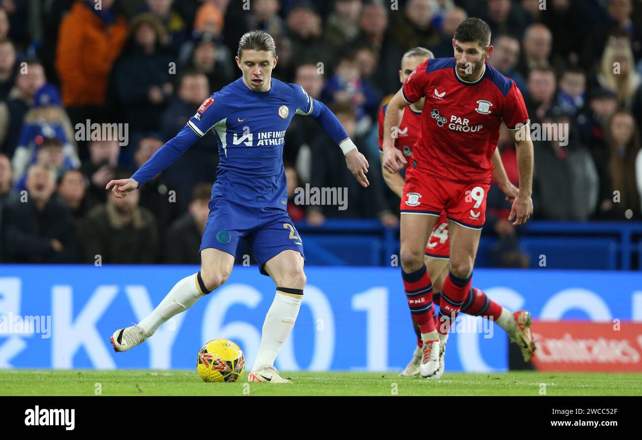Conor gallagher chelsea january 2024 hi-res stock photography and ...