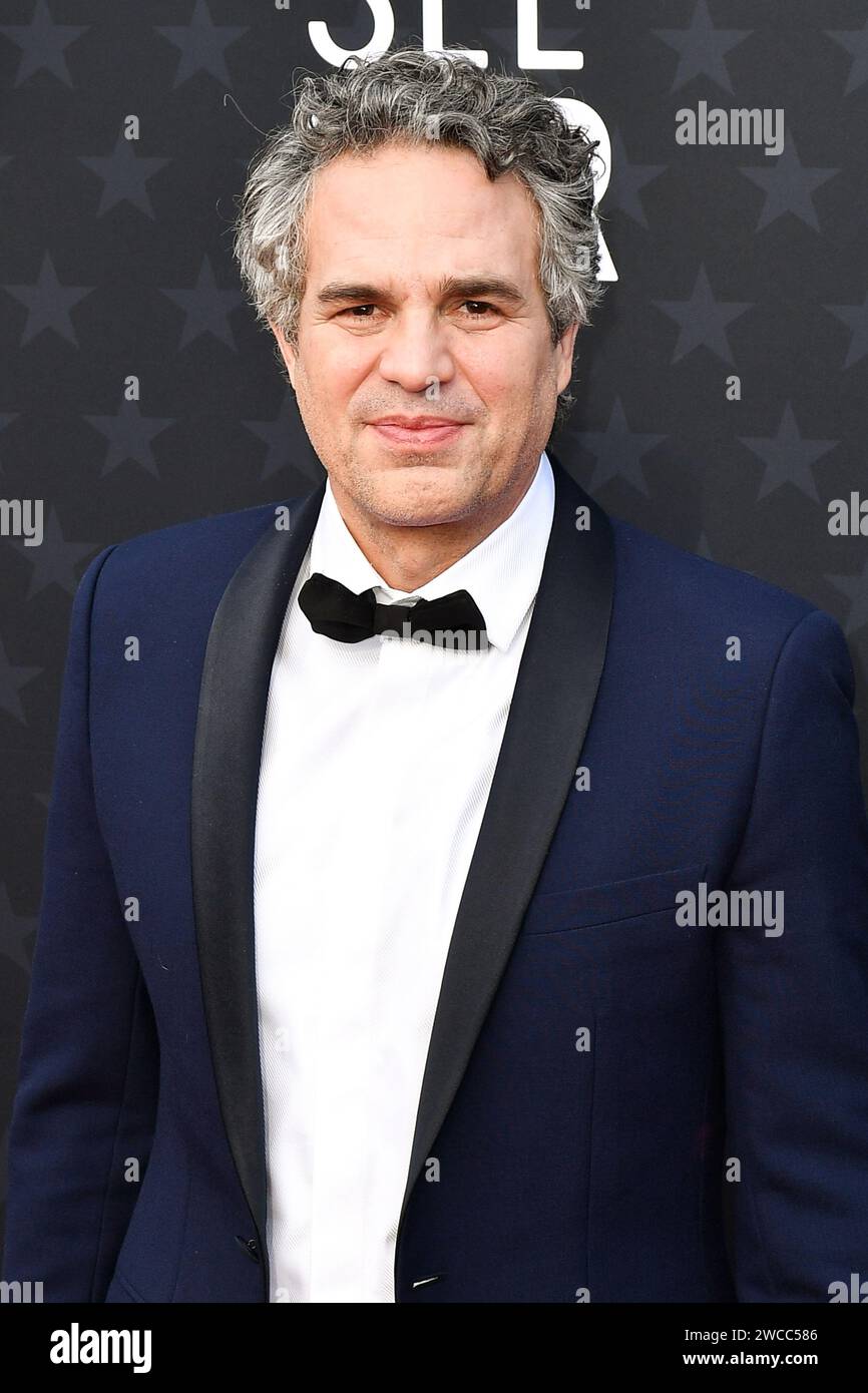 Santa Monica, California. January 14, 2024, Mark Ruffalo attends the ...