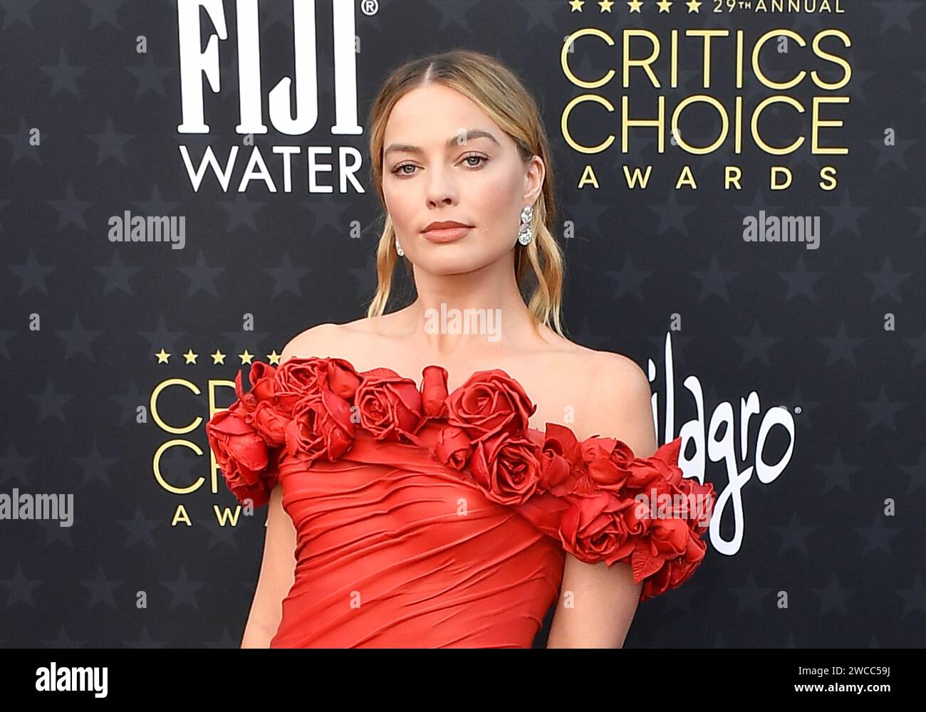 Santa Monica, California. January 14, 2024, Margot Robbie attends the ...