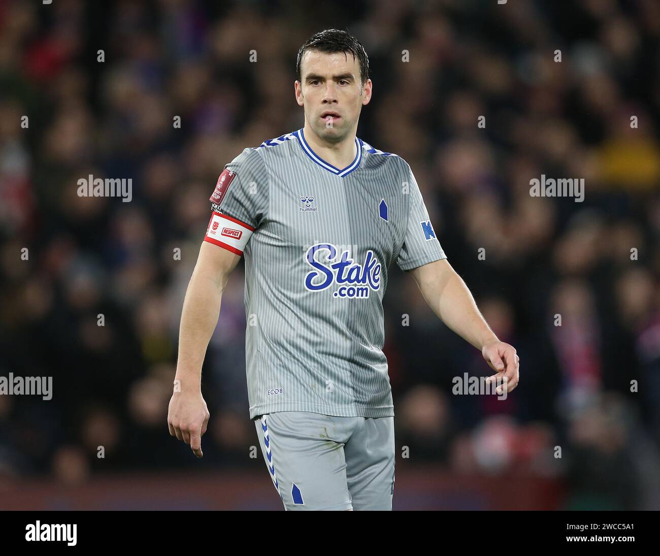 Seamus Coleman of Everton. - Crystal Palace v Everton, Emirates FA Cup ...