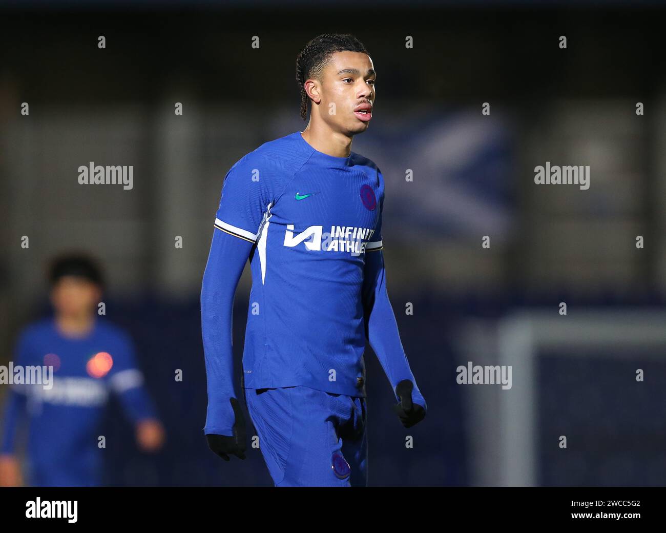 Zain Silcott-Duberry of Chelsea U21. - Chelsea U21 v Valencia U21 ...