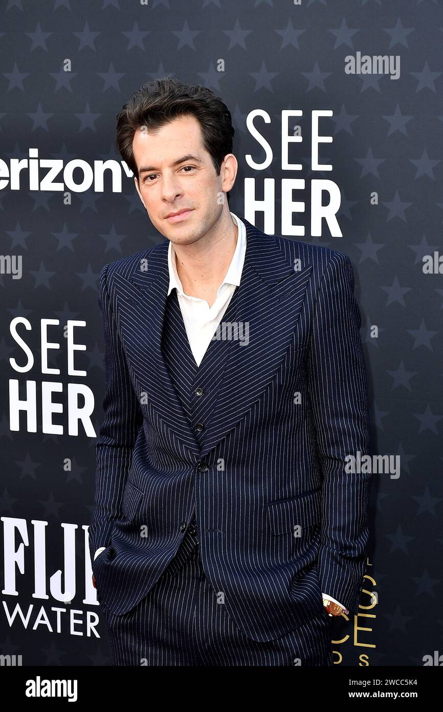 Santa Monica, California. January 14, 2024, Mark Ronson attends the ...