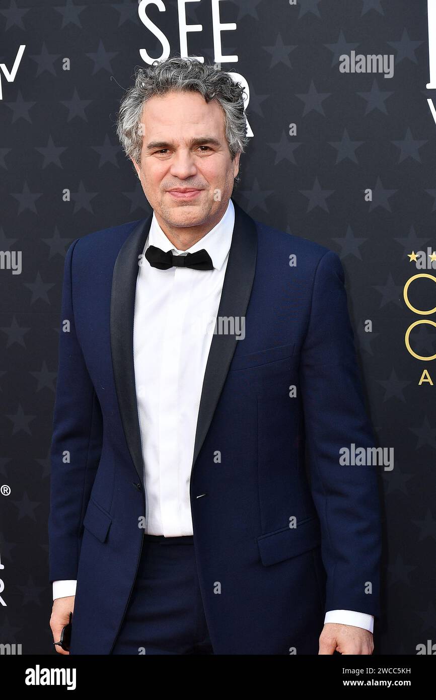 Santa Monica, California. January 14, 2024, Mark Ruffalo attends the ...