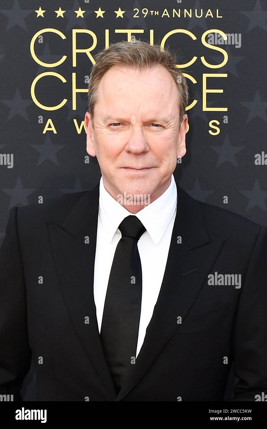 Santa Monica, California. January 14, 2024, Kiefer Sutherland attends ...