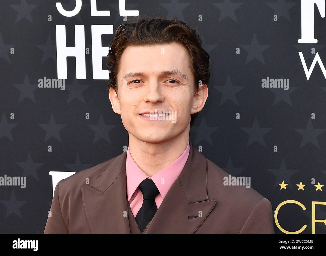 Santa Monica, California. January 14, 2024, Tom Holland attends the ...