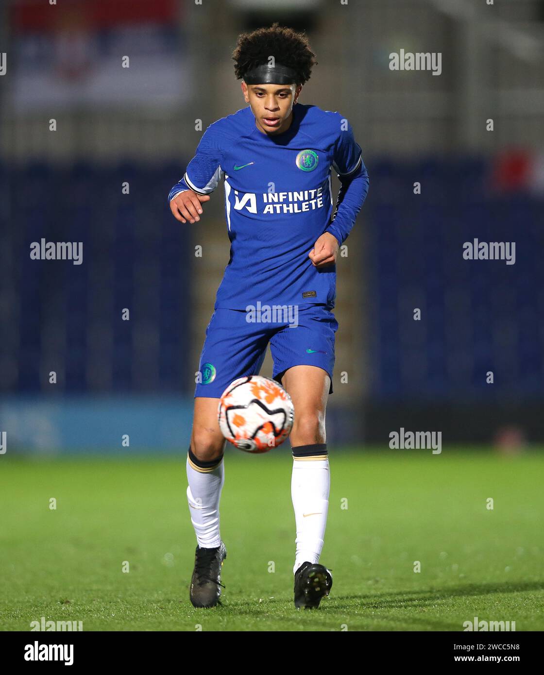 Richard Olise of Chelsea U21. - Chelsea U21 v Valencia U21, Premier ...