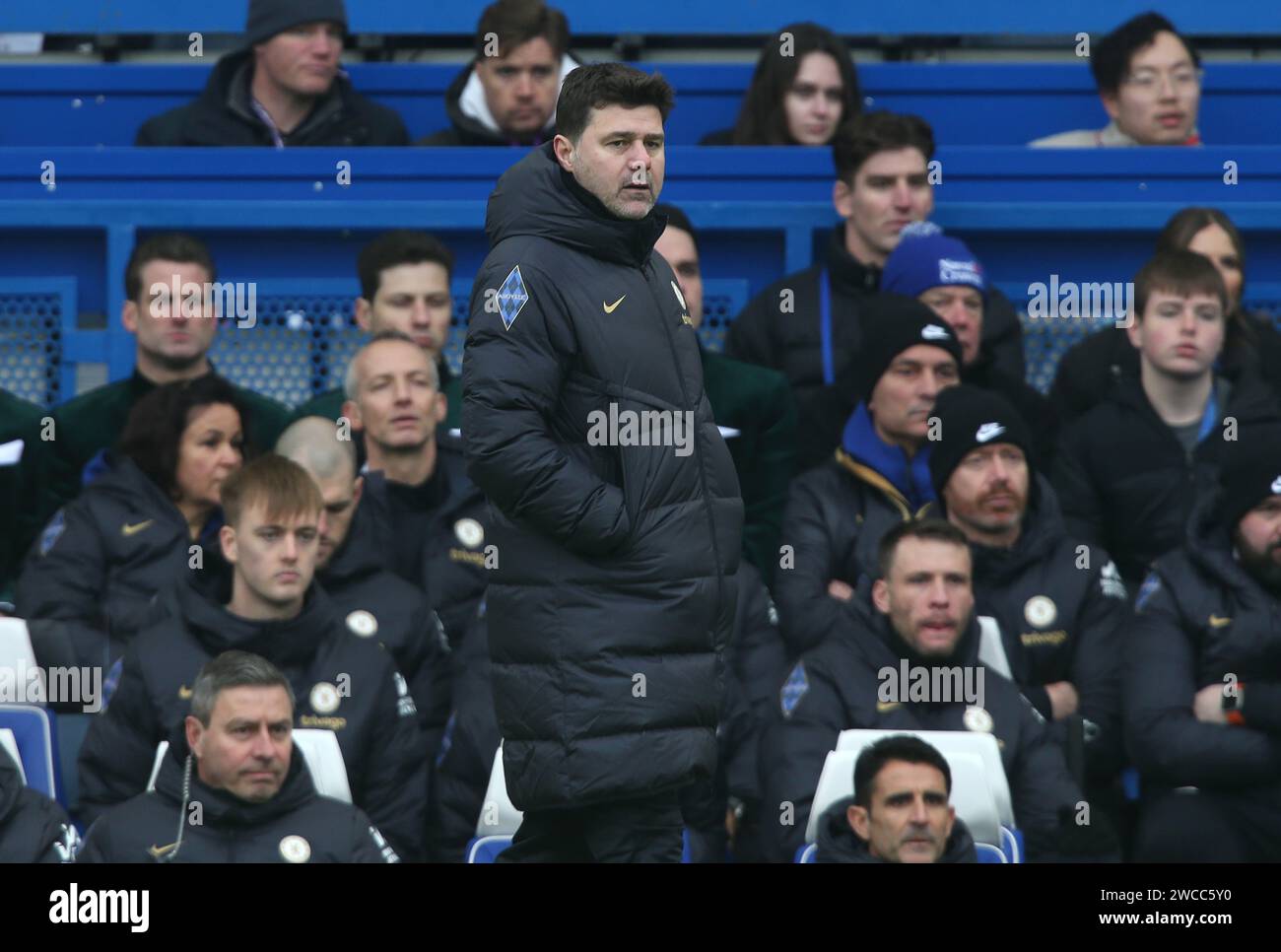 Mauricio Pochettino Manager of Chelsea. - Chelsea v Fulham, Premier ...
