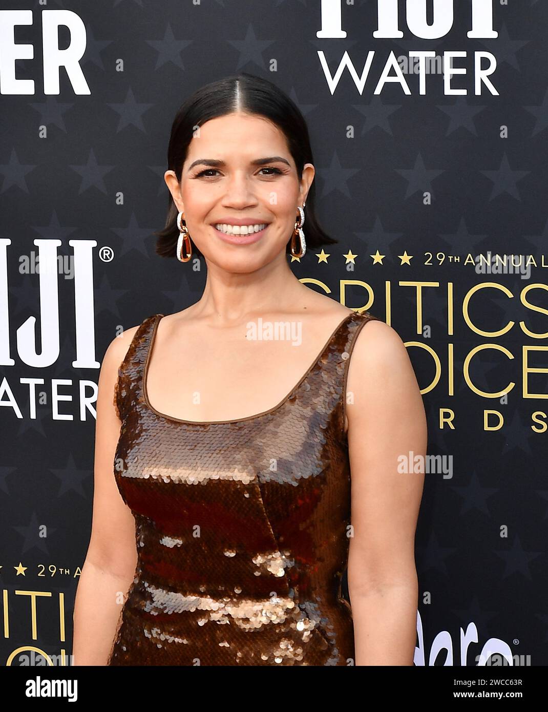 Santa Monica, California. January 14, 2024, America Ferrera attends the ...