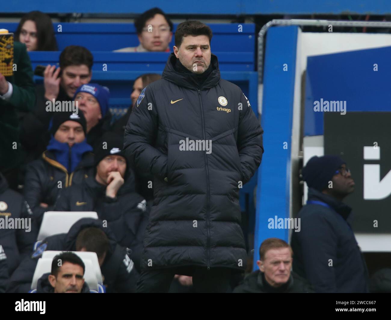 Mauricio Pochettino Manager of Chelsea. - Chelsea v Fulham, Premier ...