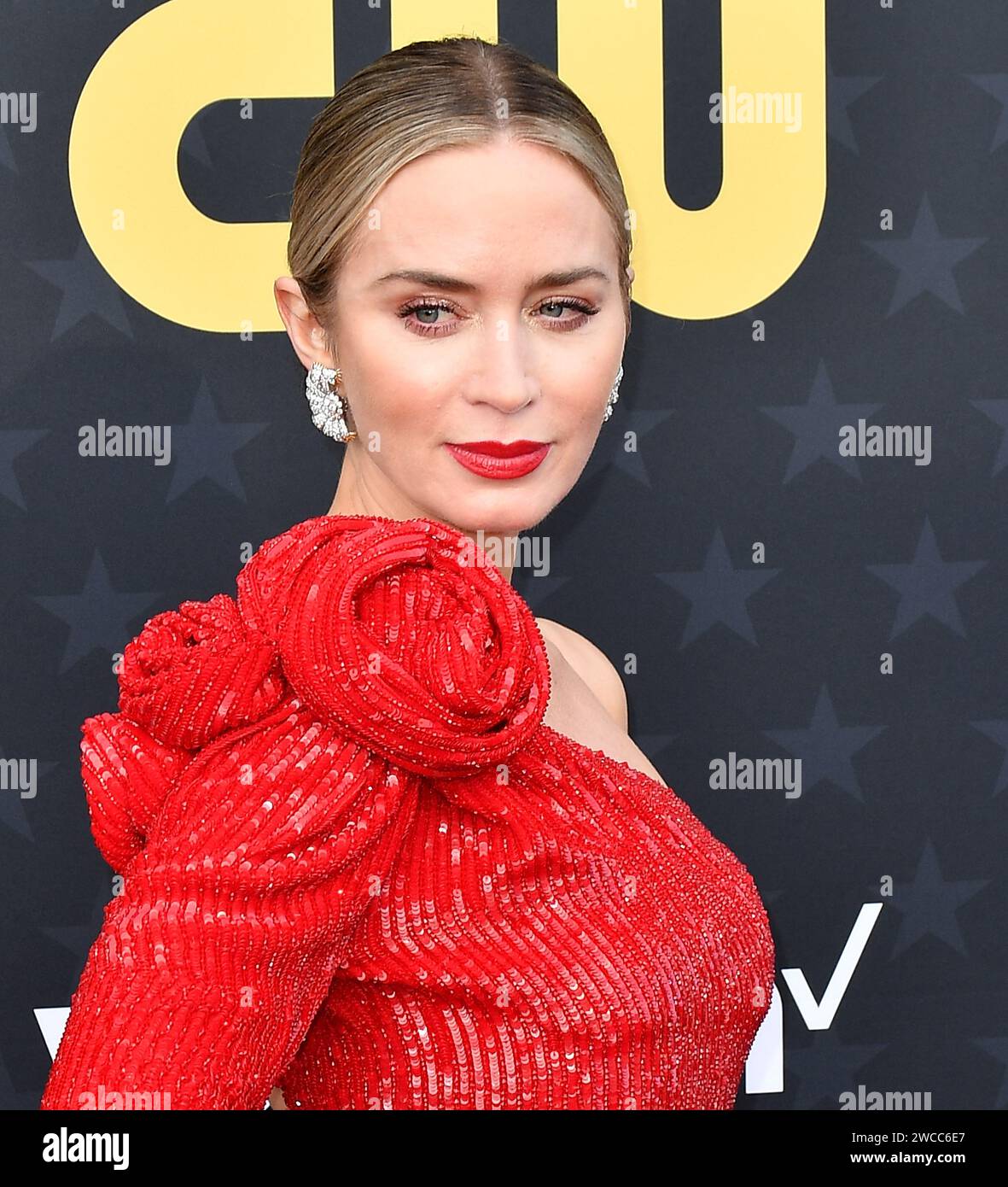 Santa Monica, California. January 14, 2024, Emily Blunt attends the ...