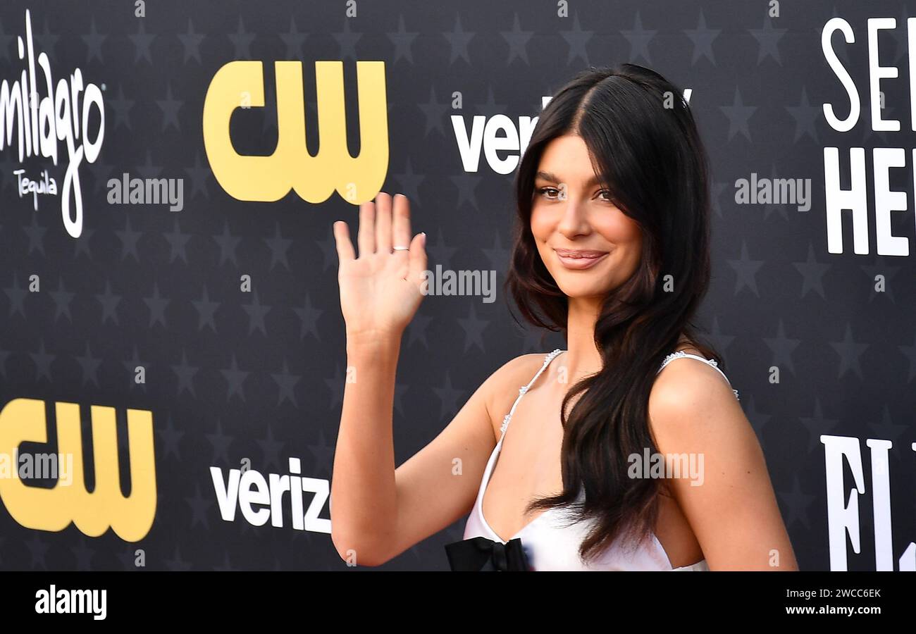 Santa Monica, California. January 14, 2024, Camila Morrone attends the ...