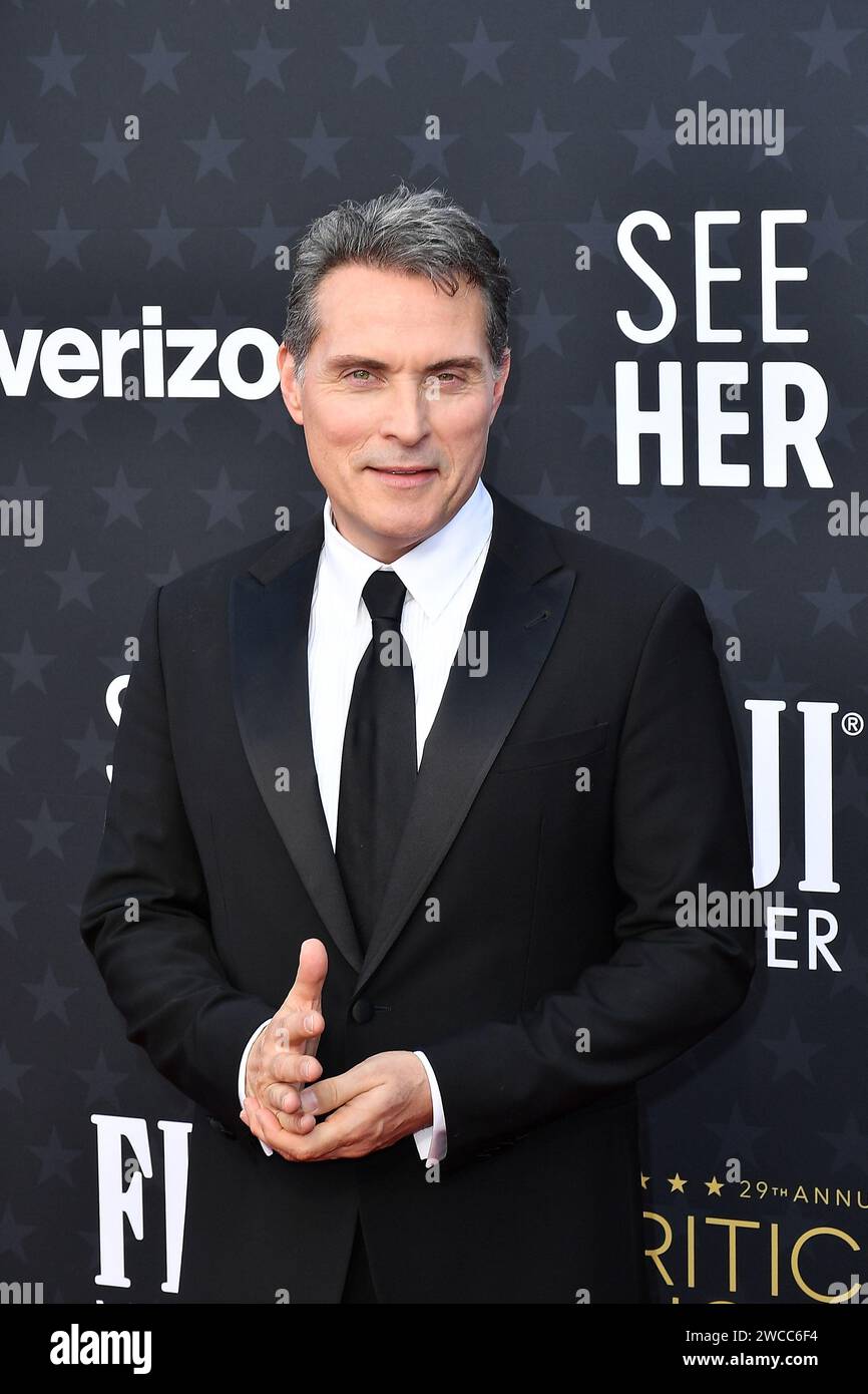 Santa Monica, California. January 14, 2024, Rufus Sewell attends the ...