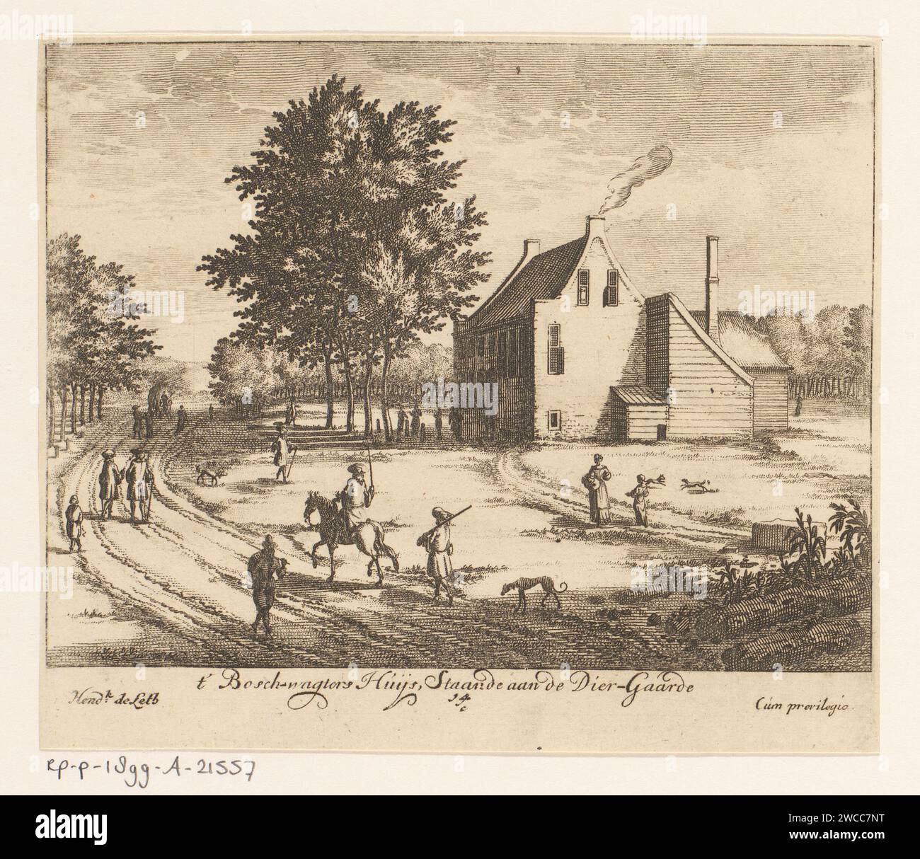 Boswachtershuis on the estate of Soestdijk Palace, Hendrik de Leth ...