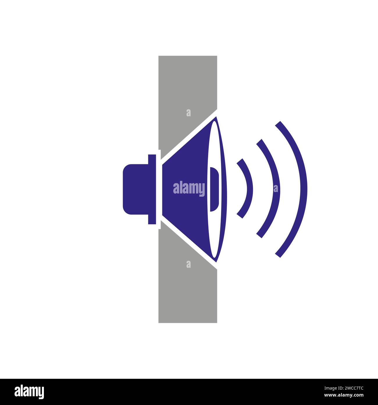 Music Logo On Letter I, Sound Icon. Podcast Icon, Broadcast Symbol ...