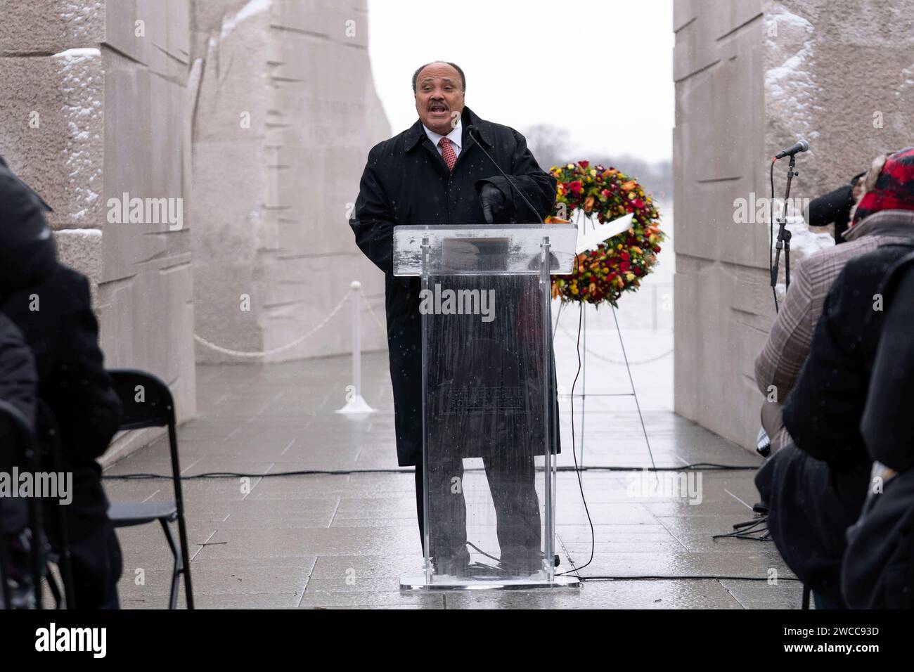 Martin Luther King III speaks during the annual Martin Luther King, Jr ...