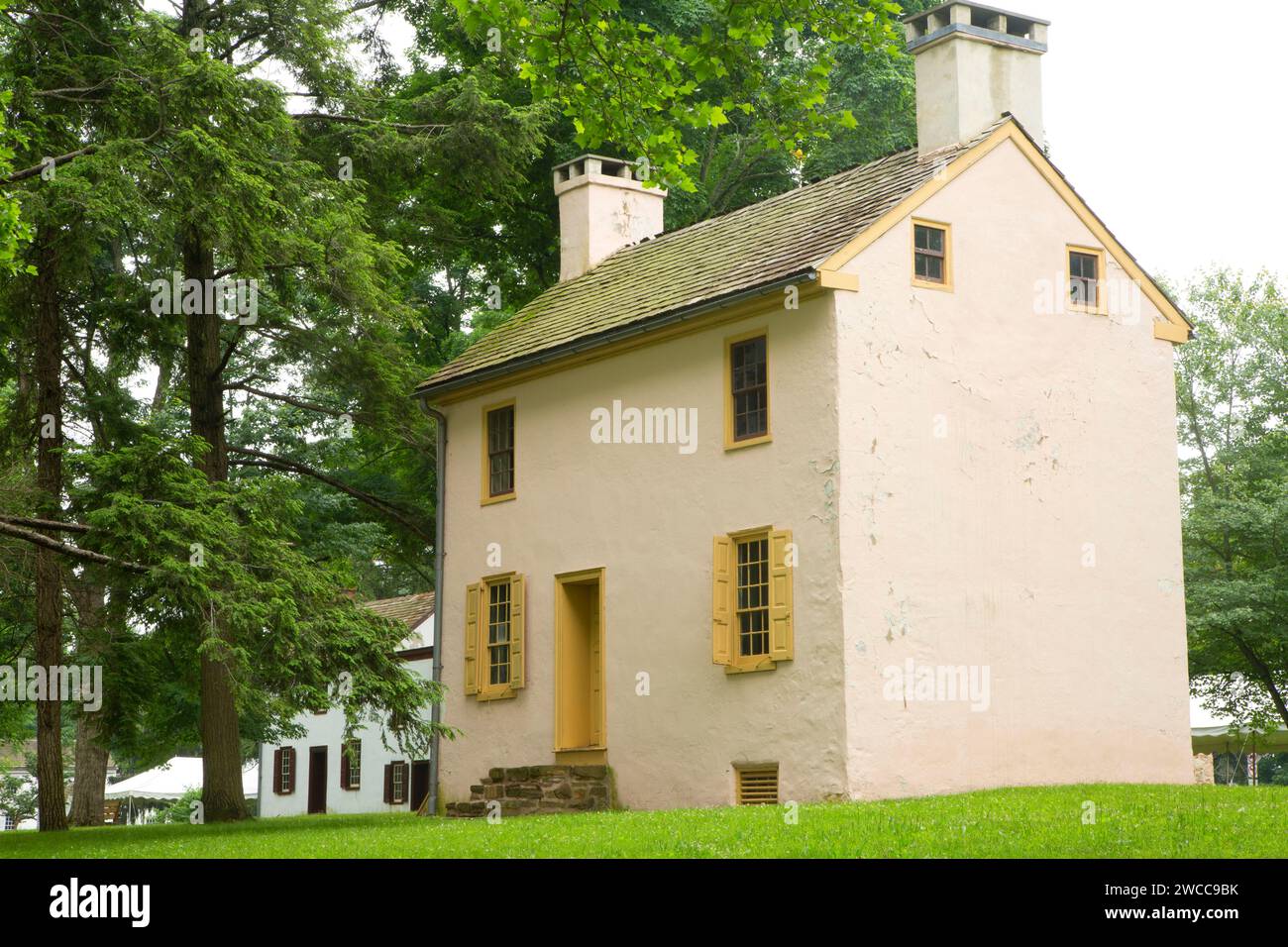 Hibbs House, Washington Crossing Historic Park, Pennsylvania Stock ...