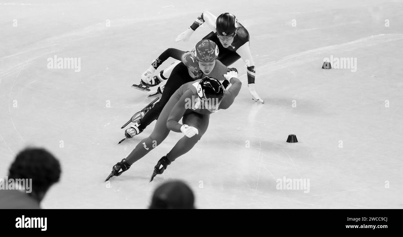 Beijing 2022 olympic winter games Black and White Stock Photos & Images ...