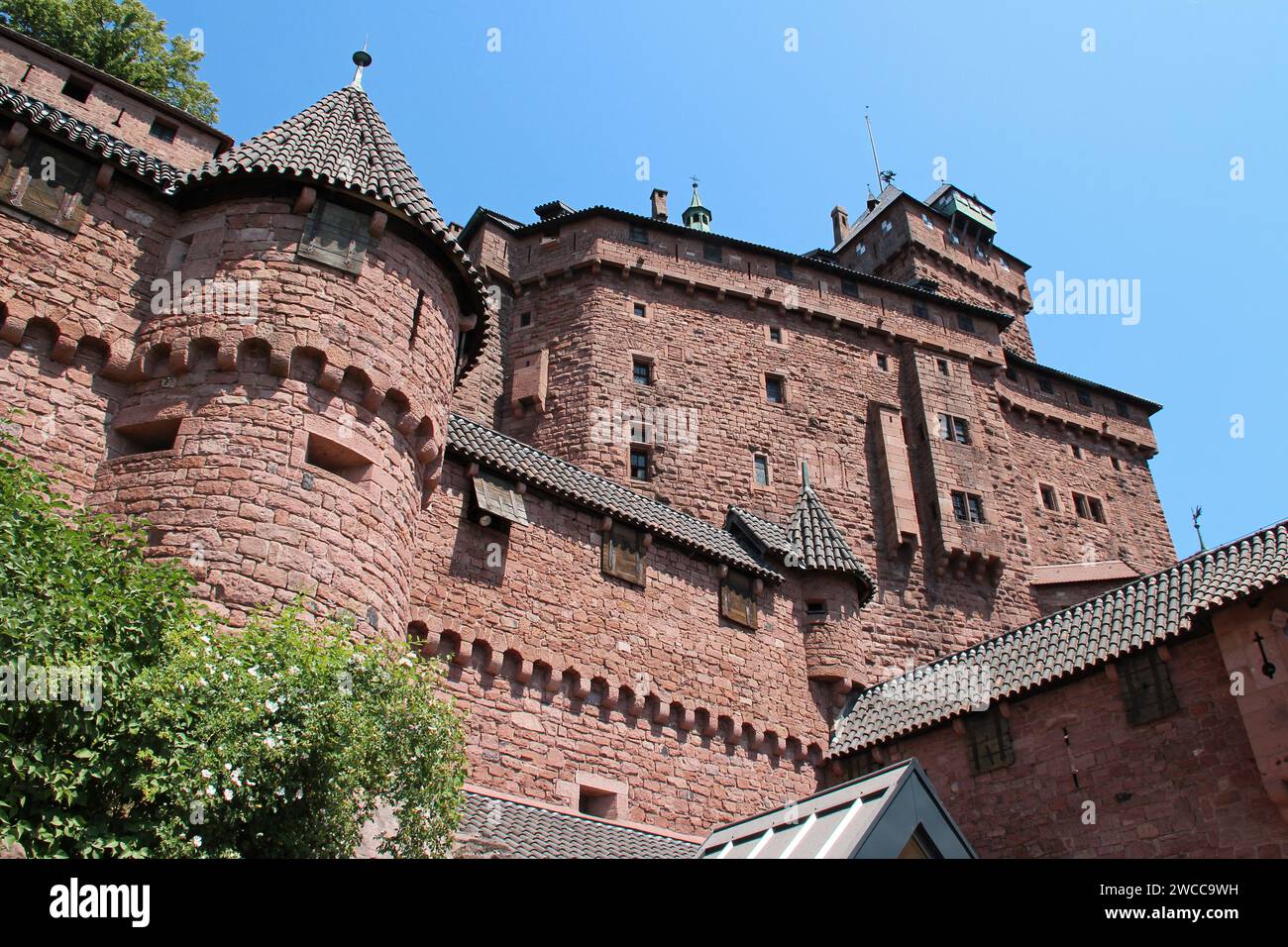 medieval castle (haut-koenigsbourg) in alsace in france Stock Photo - Alamy