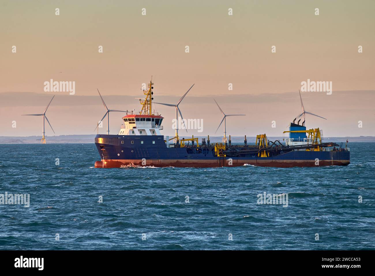 Construction vessel for wind turbines hi-res stock photography and ...