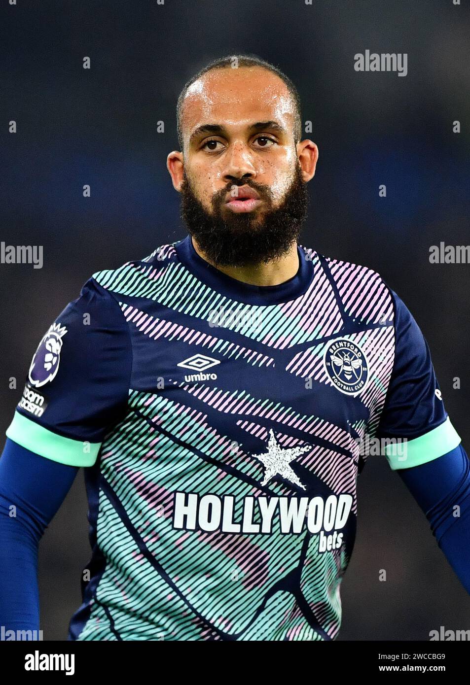 Bryan Mbeumo of Brentford - Brighton & Hove Albion v Brentford, Premier ...