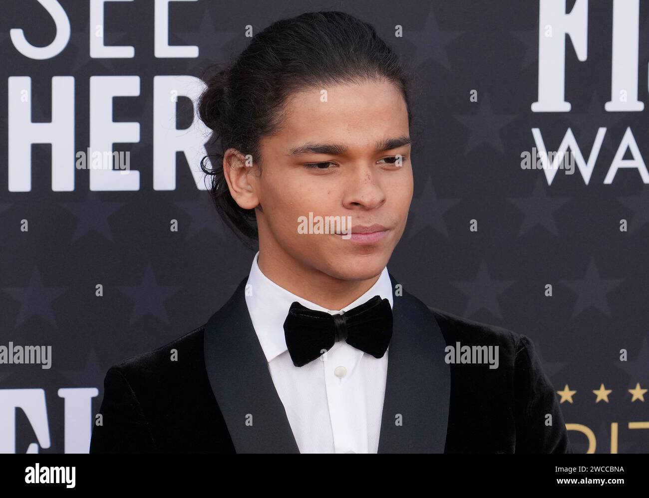 D'Pharaoh Woon-A-Tai arrives at the 29th Annual Critics Choice Awards ...