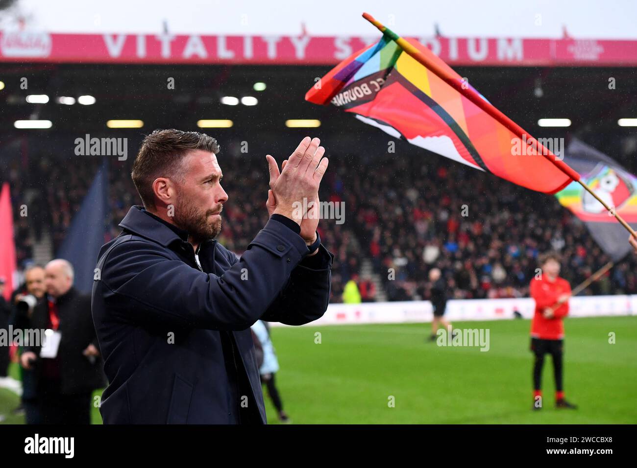 Manager of Luton Town Rob Edwards - AFC Bournemouth v Luton Town ...