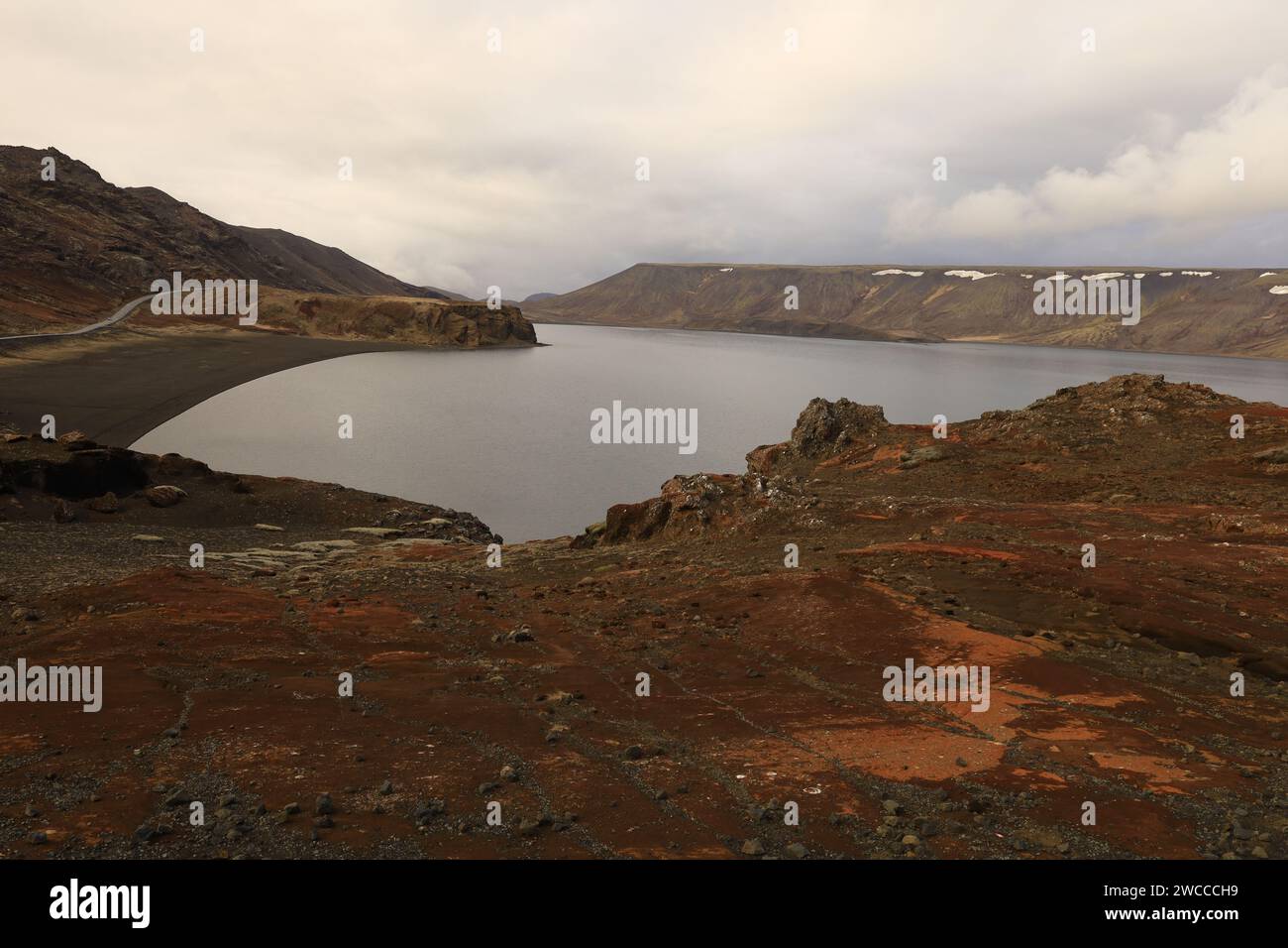 Reykjanesfólkvangur is a nature preserve in Iceland with lava ...