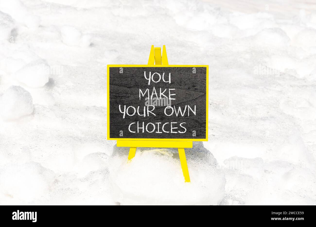 You make your own choice hi-res stock photography and images - Alamy