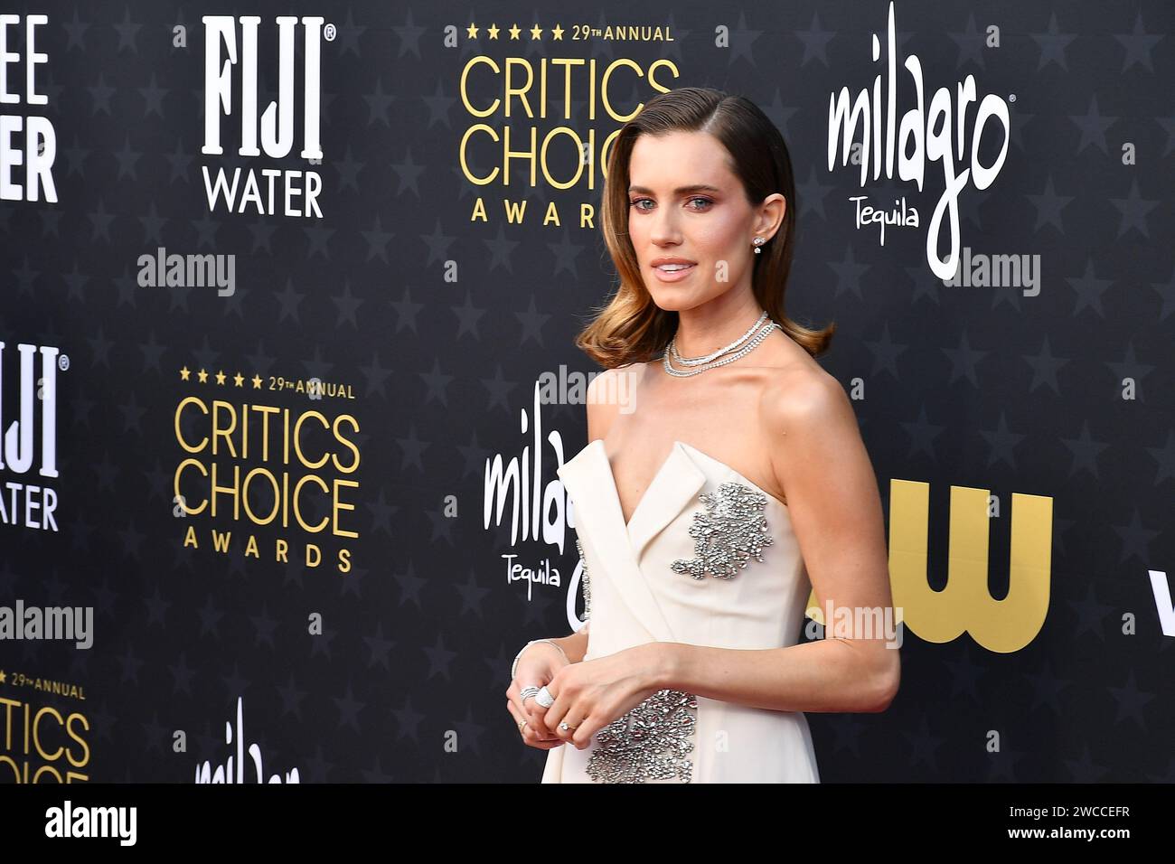 Santa Monica, USA. 15th Jan, 2024. Allison Howell Williams attends the ...